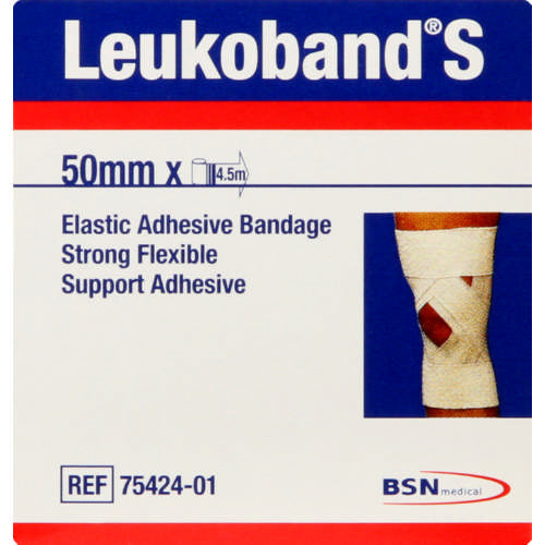 Leukoband S Elastic Adhesive Bandage 50mm X 4.5m – Atlantic Medical ...